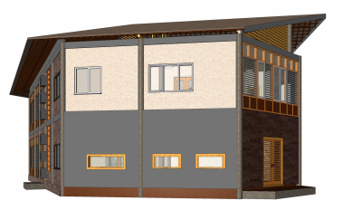 3D Revit Model Of Restaurant (Free)