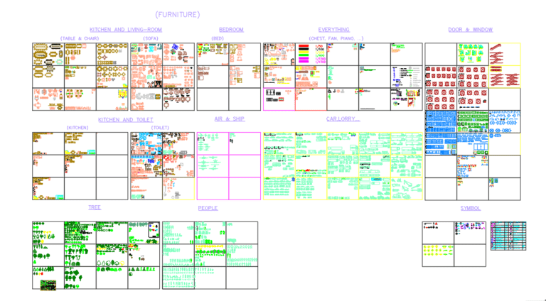 AutoCAD Block Libraries - ( 100% Free Content )